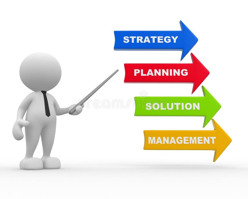 Strategy concept stock illustration. Illustration of model - 43511532