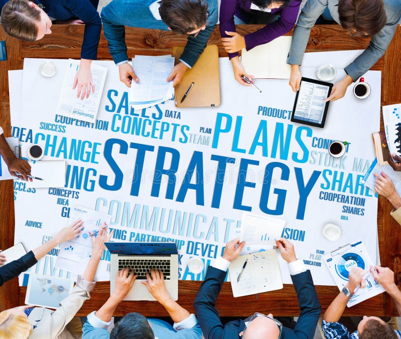 Strategy Action Vision Ideas Analysis Finance Success Concept Stock ...