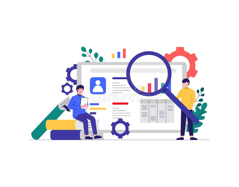 Strategy Analysis Presentation Background Stock Illustration ...