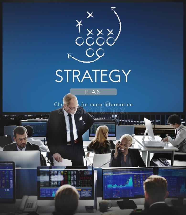 Strategy Analytics Tactics Goals Planning Concept Stock Photo - Image ...