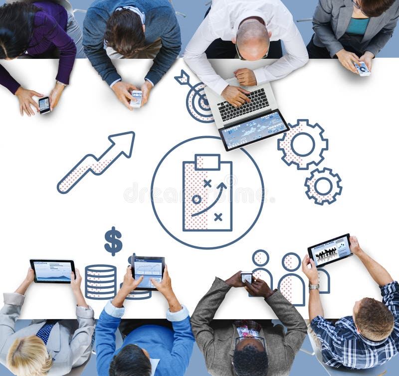Strategy Business Brainstorming Graphic Concept Stock Photo - Image of ...