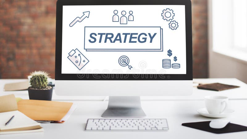 Strategy Business Collaboration Planning Graphic Concept Stock Image ...