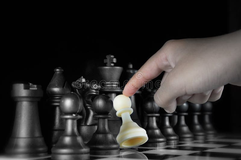 Strategy Chess Game stock photo. Image of competition - 21840204