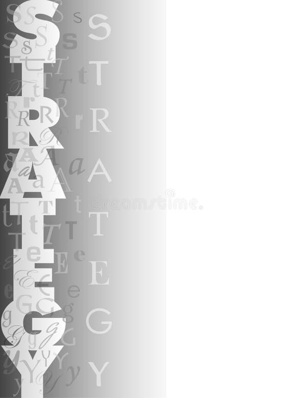 Strategy Collage Background Stock Illustration - Illustration of icon ...