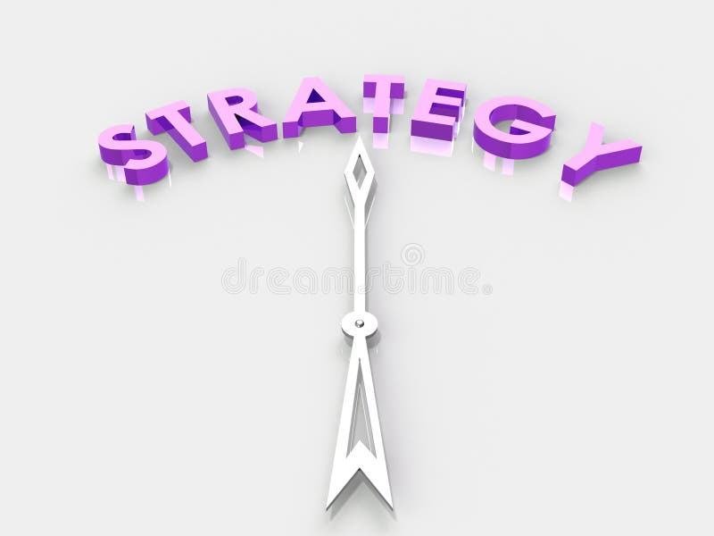 Strategy concept stock illustration. Illustration of improvement - 49621735
