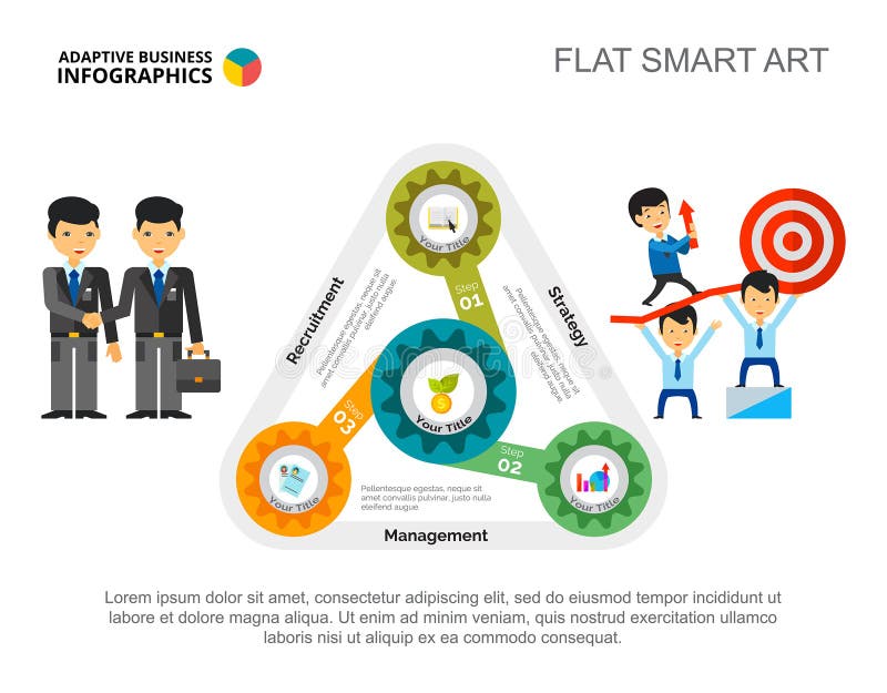 Strategy Concept Slide Template Stock Vector - Illustration of process ...
