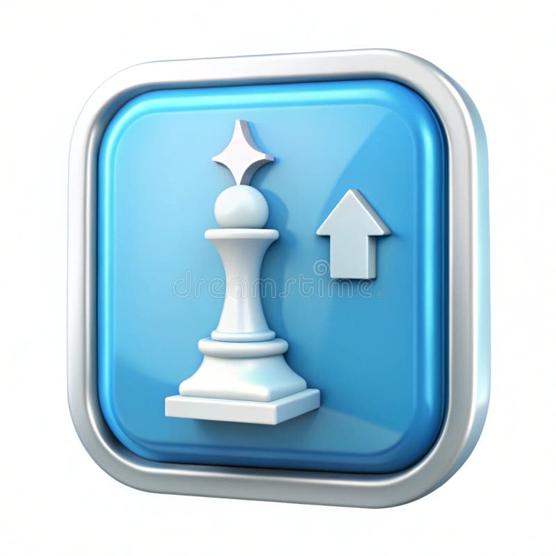 Strategy 3D icon stock illustration. Illustration of strategic - 357926739