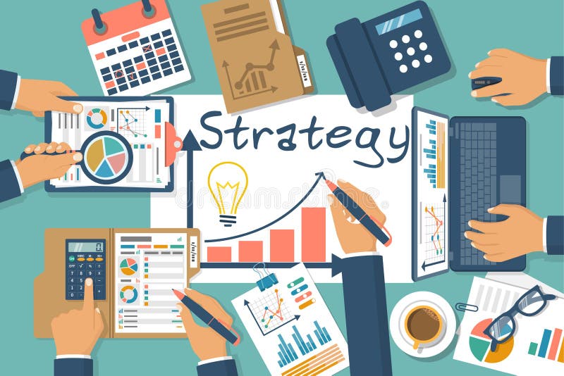 Strategy Development. Business Planning Concept Stock Vector ...
