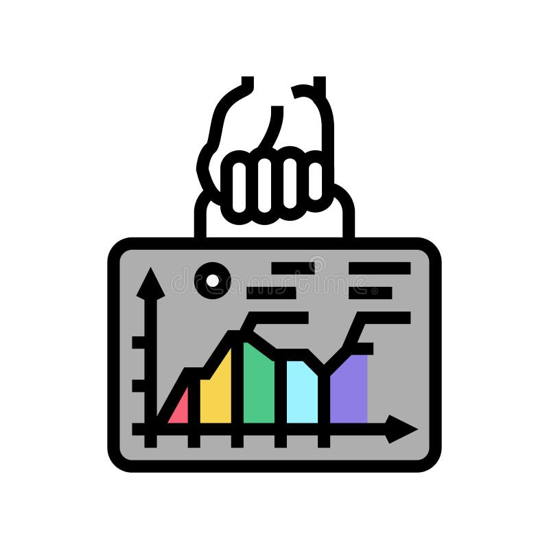 Strategy Development Color Icon Vector Illustration Stock Vector ...