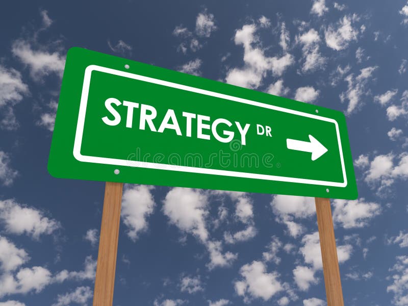 Strategy drive sign stock photo. Image of plans, marketing - 36875330