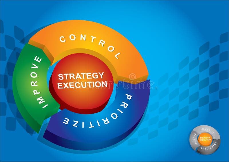 Strategy Execution To Success Concept Illustration Stock Illustration ... Strategy Execution To Success Concept Illustration Stock Illustration ...