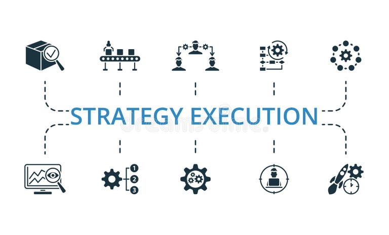 Execution Strategy Icon Stock Illustrations 1 504 Execution Strategy