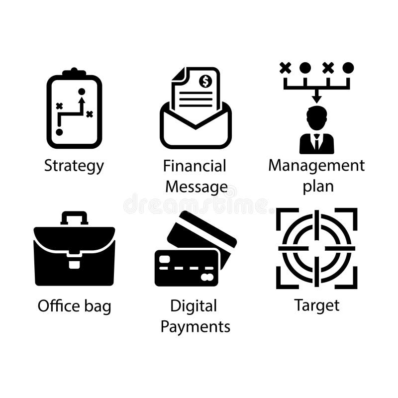 Strategy, Financial Message, Management Plan, Office Bag, Digital ...
