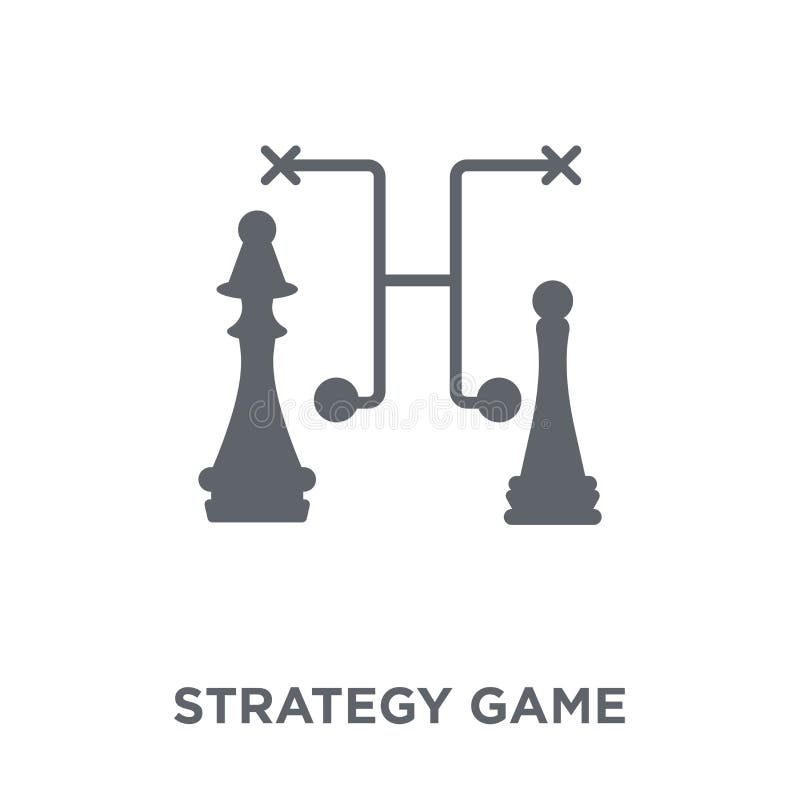 Strategy Game Icon from Strategy 50 Collection. Stock Vector ...