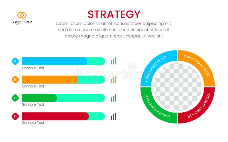 Strategy Graph Chart Design Stock Illustration - Illustration of ...