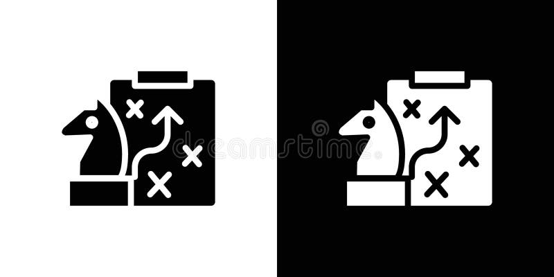 Strategy Icon Logo Set Vector Stock Vector - Illustration of estate ...