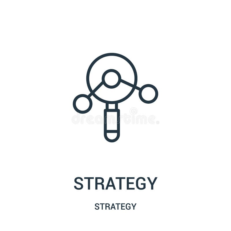 Strategy Icon Vector from Strategy Collection. Thin Line Strategy ...