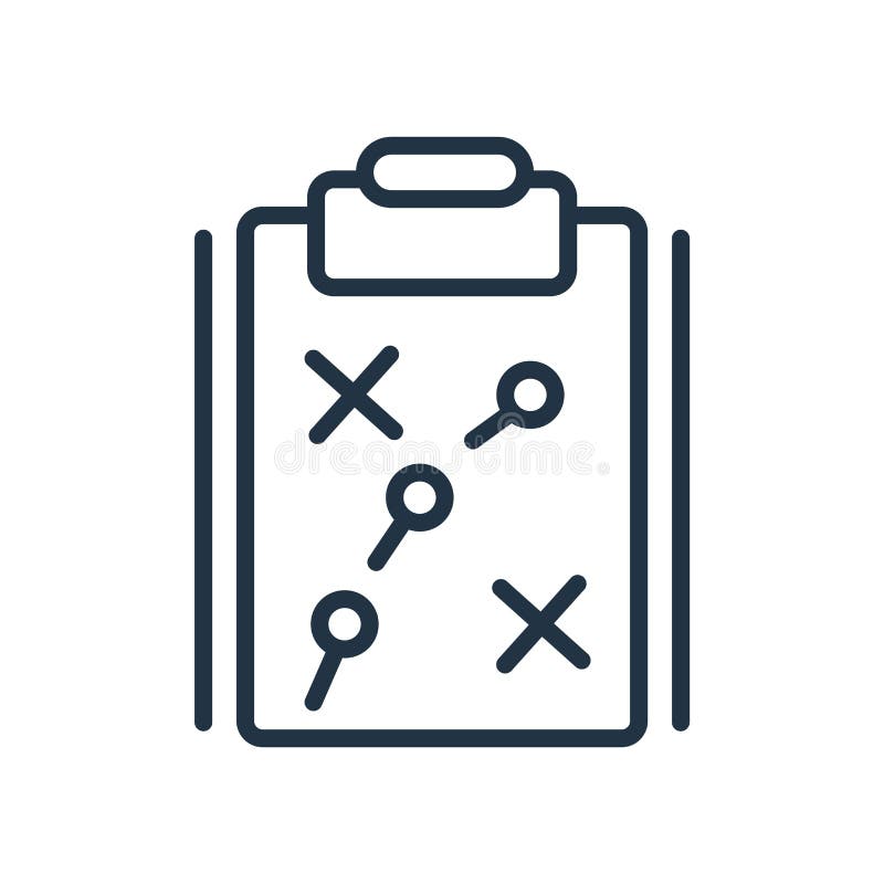 Strategy Icon Vector Isolated on White Background, Strategy Sign Stock ...