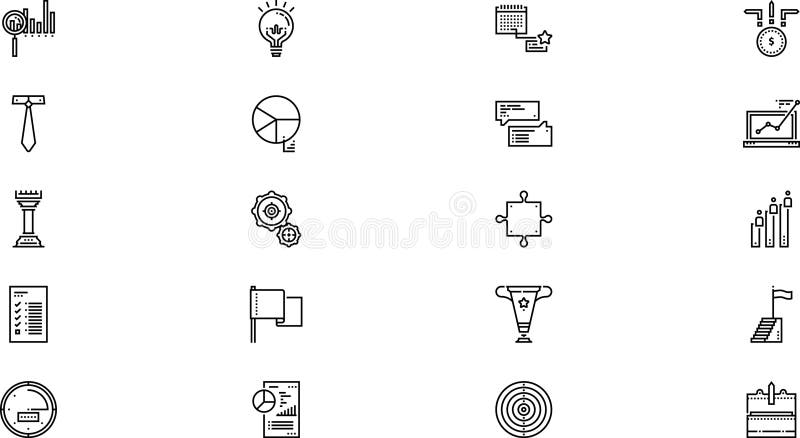 Strategy Icons High-Quality Vector Icons Collection with Editable ...