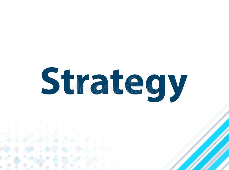 Strategy Modern Flat Design Blue Abstract Background Stock Illustration ...