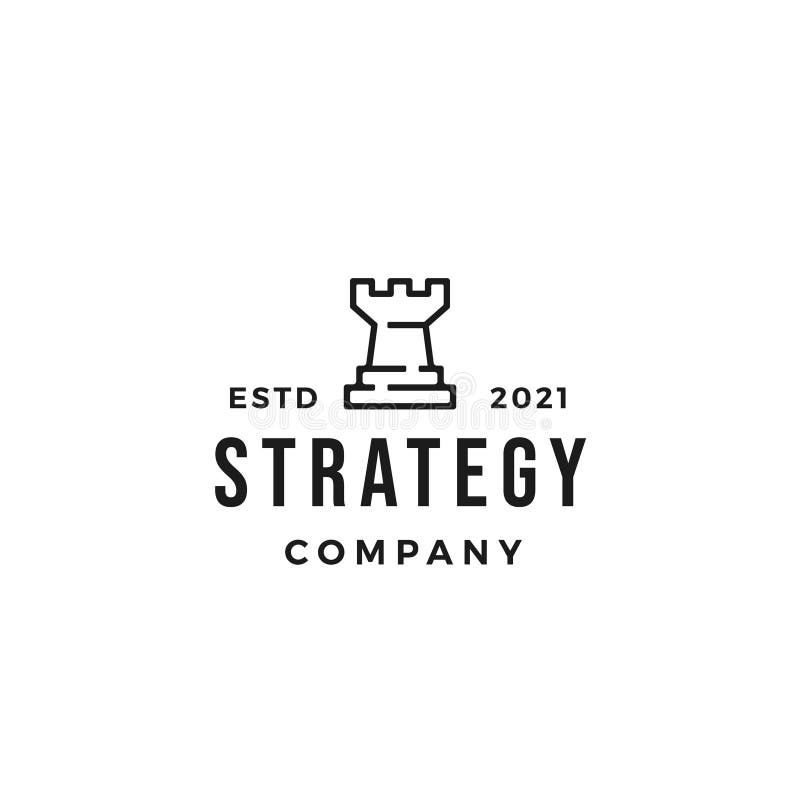 Strategy logo Icon. stock illustration. Illustration of chess - 229014055