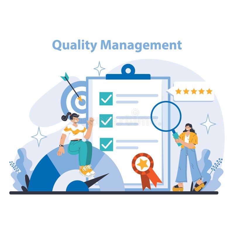 Strategy and Management Concept. Flat Vector Illustration. Stock Vector ...