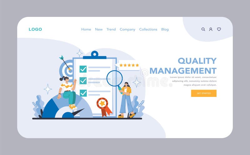 Strategy and Management Concept. Flat Stock Vector - Illustration of ...