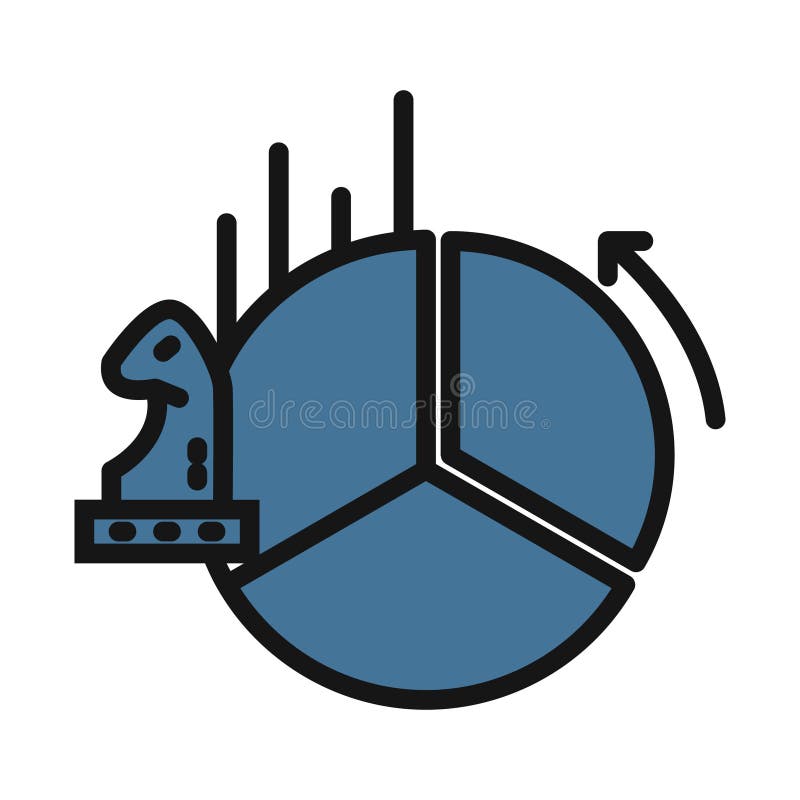 Strategy, Master Plan Line Isolated Vector Icon Can Be Easily Modified ...