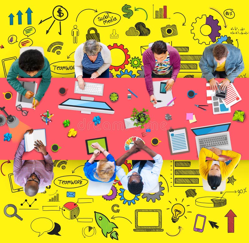 Strategy Meeting Business Startup Planning Innovation Concept Stock ...