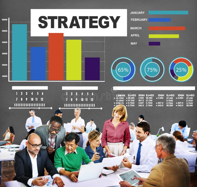 Strategy Plan Marketing Data Ideas Innovation Concept Stock Photo ...