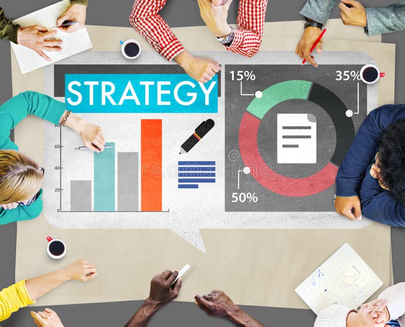 Strategy Plan Marketing Data Ideas Innovation Concept Stock Image ...