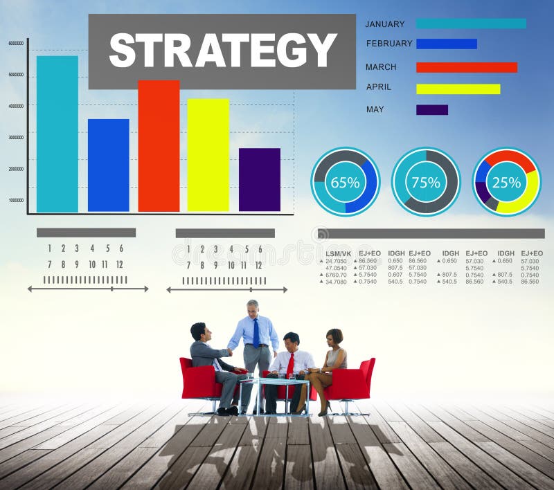 Strategy Plan Marketing Data Ideas Innovation Concept Stock Photo ...