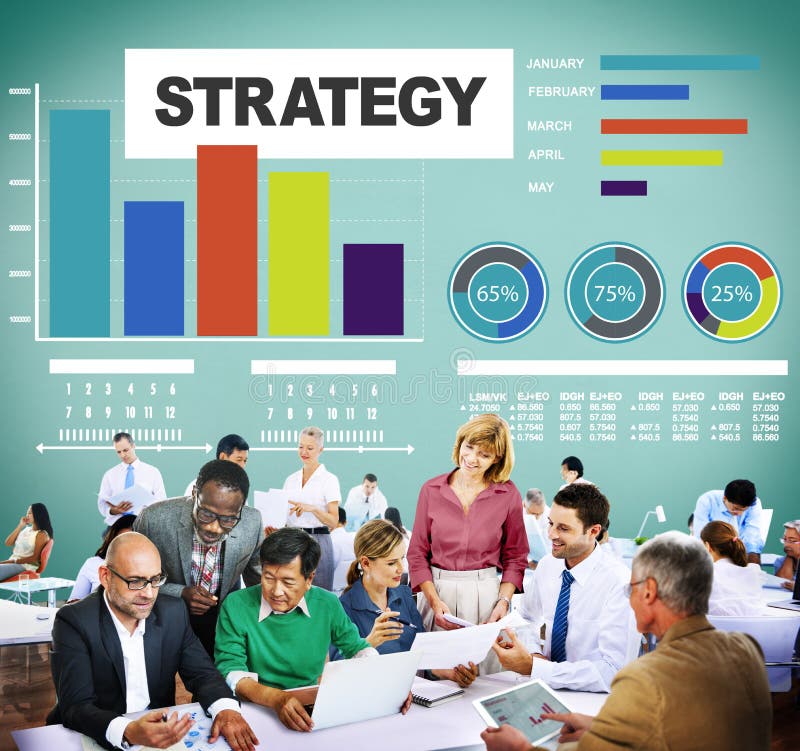Strategy Plan Marketing Data Ideas Innovation Concept Stock Photo ...