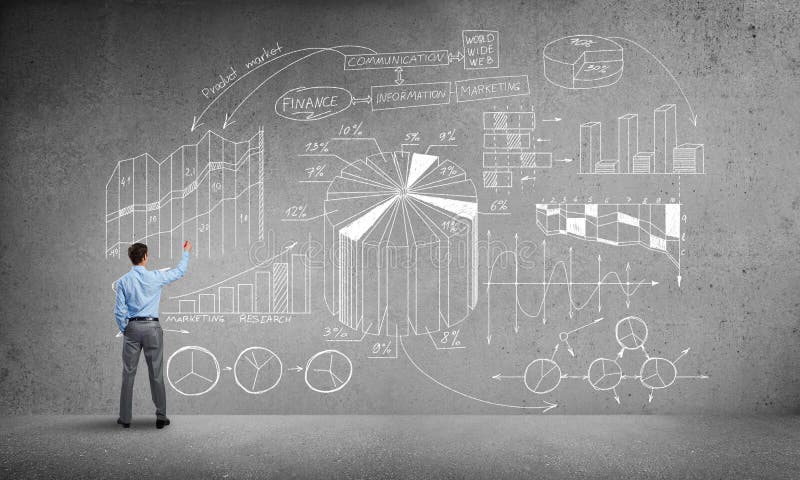 Strategy plan on wall stock photo. Image of office, idea - 65030970