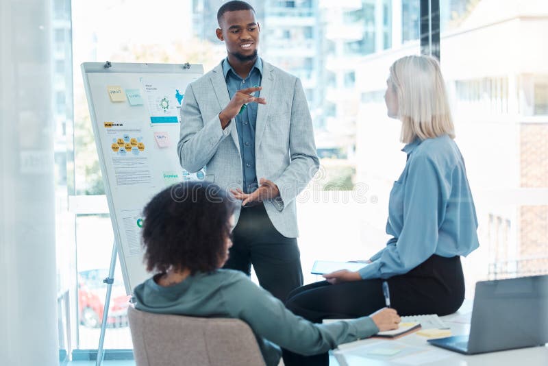 Strategy, Planning and Presentation, Office Brainstorming at Startup ...