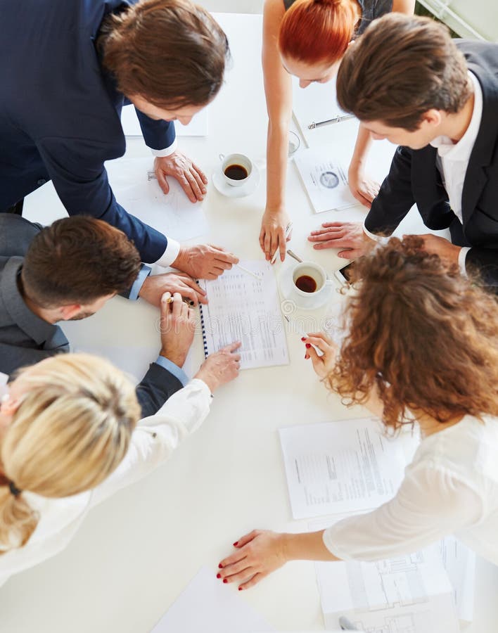 Planning, Teamwork and Strategy with Business People in Meeting for ...