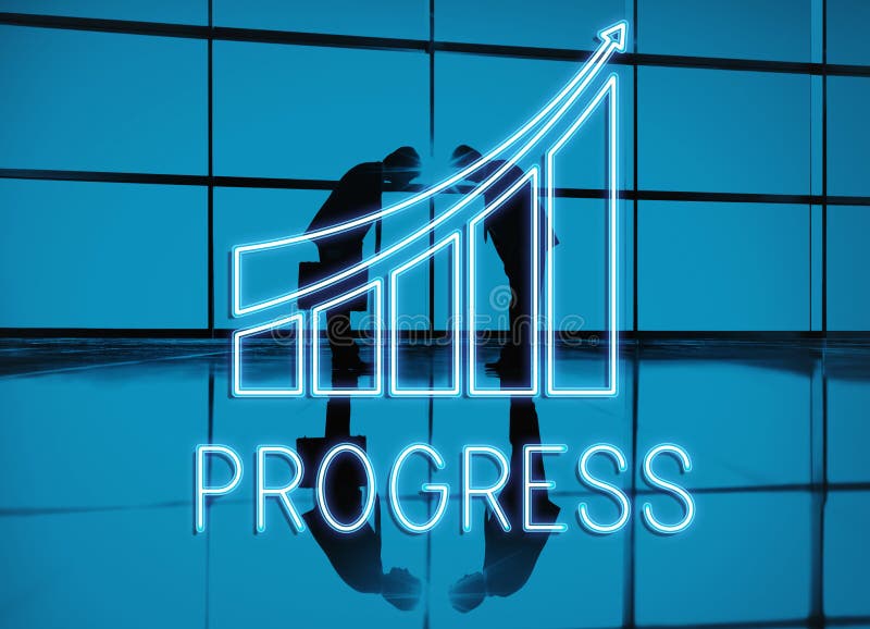 Strategy Progress Economy Growth Concept Stock Illustration ...