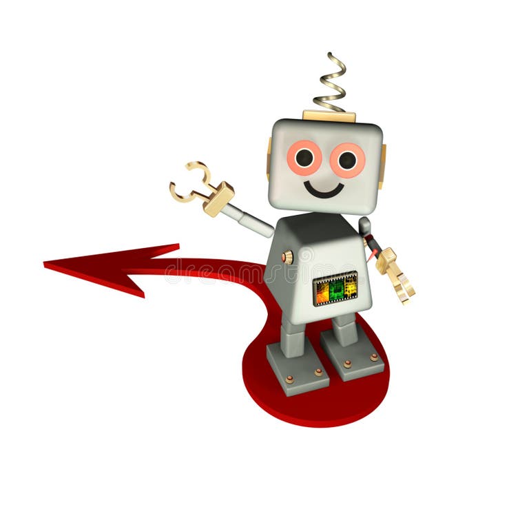 Strategy Robot Arrow Stock Illustrations – 332 Strategy Robot Arrow ...