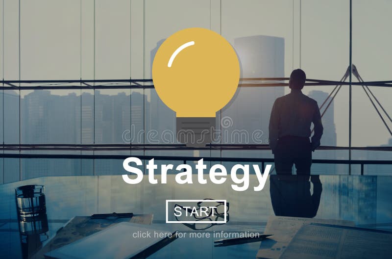 Strategy Solution Planning Business Success Target Concept Stock Photo ...