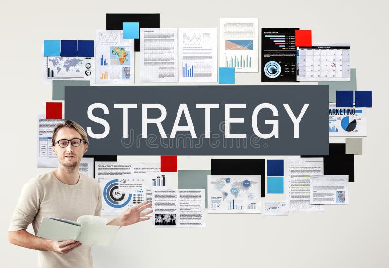 Strategy Strategize Strategic Tactics Planning Concept Stock Image ...