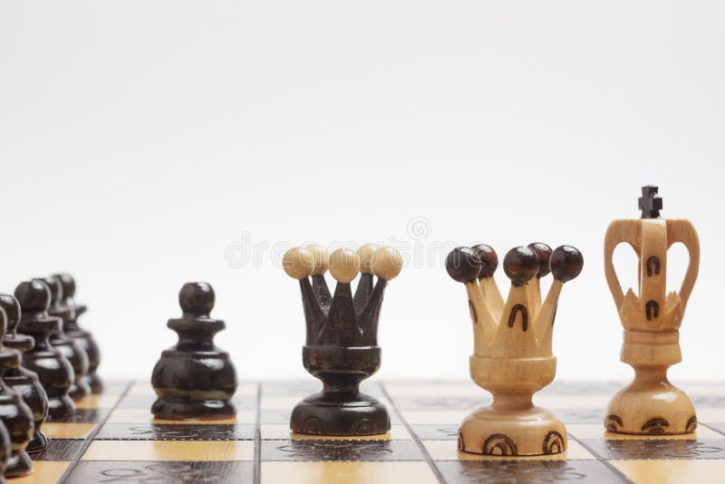 Strategy and Tactics in a Game of Chess Stock Photo - Image of game ...