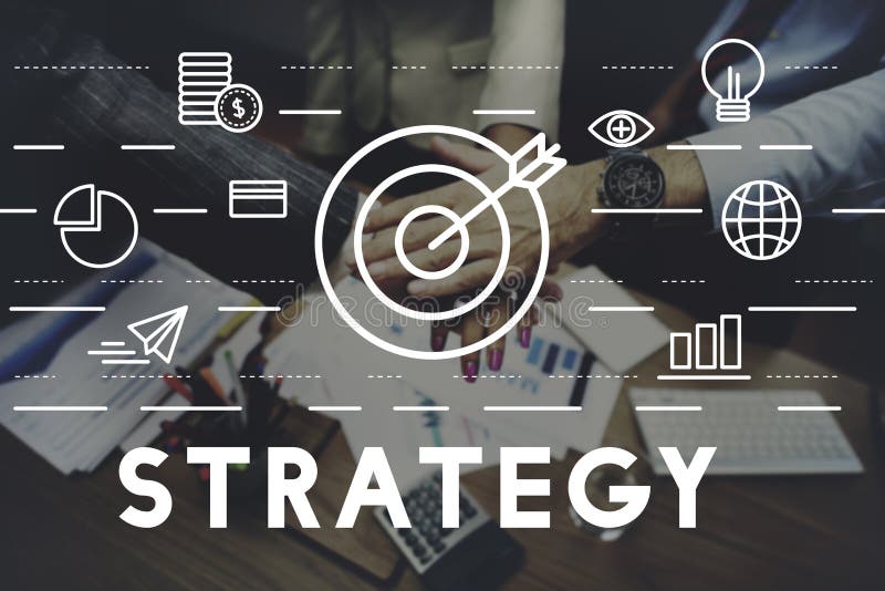 Strategy Target Mission Objective Graphics Concept Stock Illustration ...