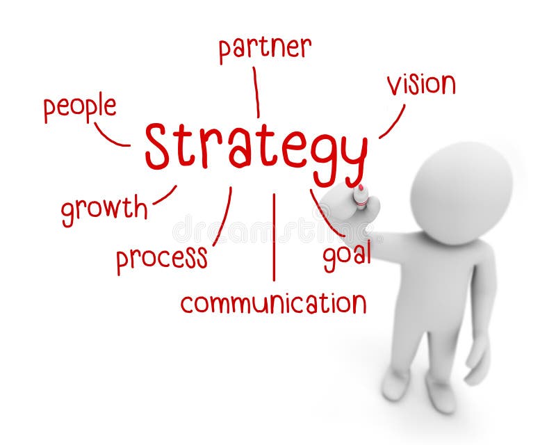 3d Man Goal Vision Strategy Stock Illustrations – 589 3d Man Goal ...