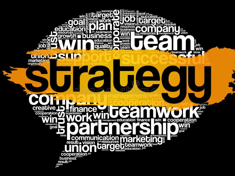 TEAMWORK Think Bubble Word Cloud Stock Illustration - Illustration of ...