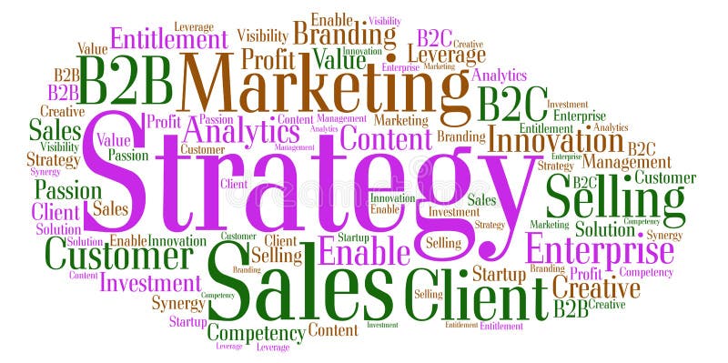 Strategy Word Cloud stock illustration. Illustration of graphic - 81740257