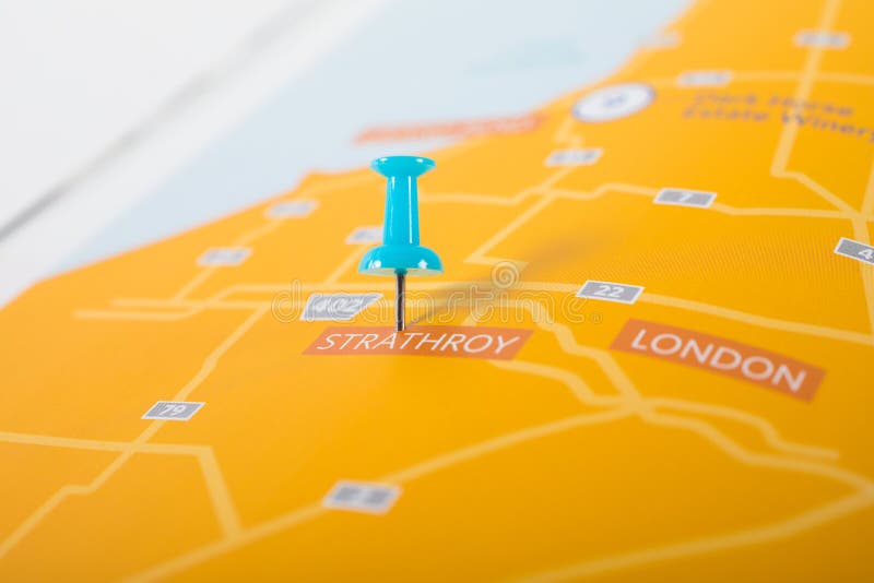 Strathroy Ontario Canada Map Stock Photo - Image of north, canada ...