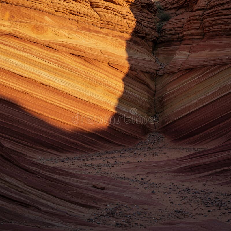 Stratified Rock Formations Display a Stunning Array of Red, Orange, and ...