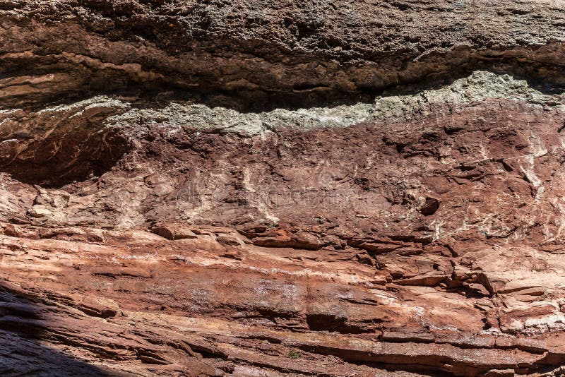 Stratified Sedimentary Rocks Stock Photo - Image of nature, sedimentary ...