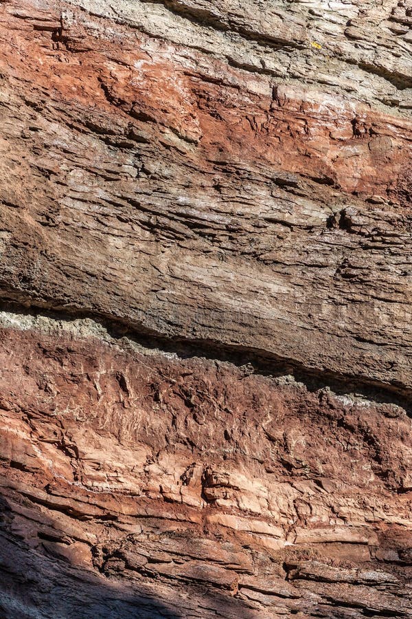 Stratified Sedimentary Rocks Stock Photo - Image of nature, sedimentary ...
