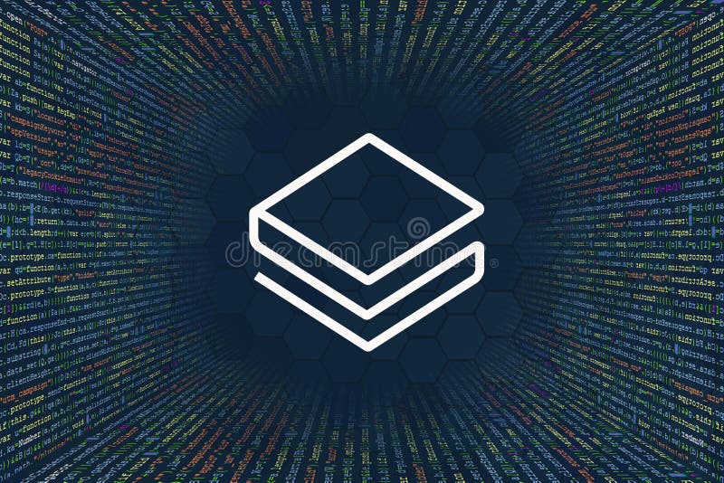 Stratis Strat Cryptocurrency Symbol A Tunnel From A Computer Program Code Programmer Strings